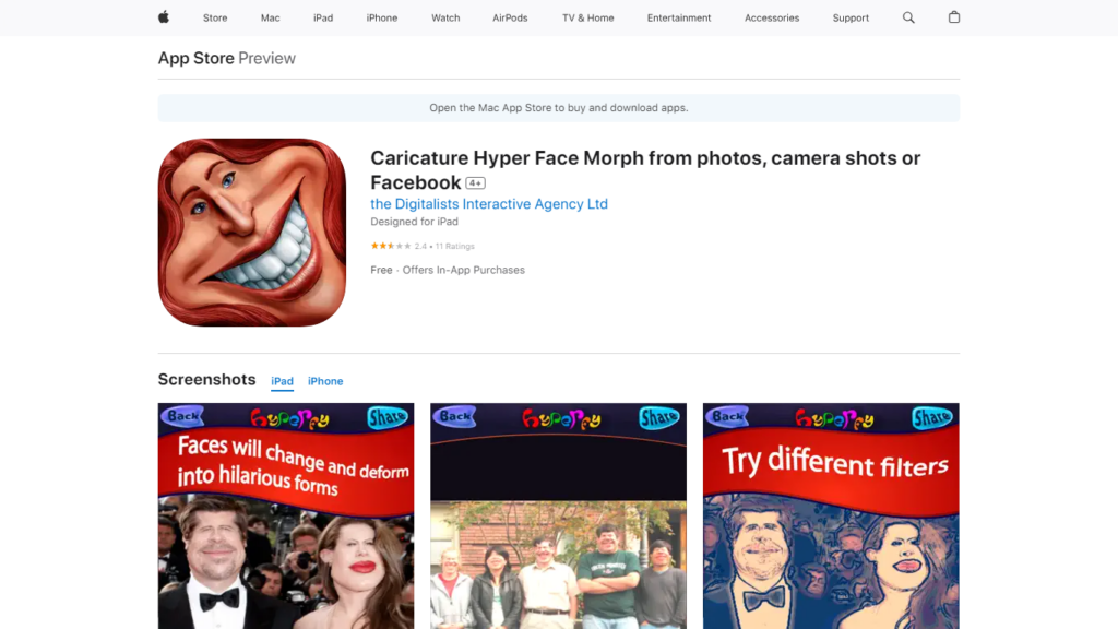 ‎Caricature Hyper Face Morph – TopAi.fyi
